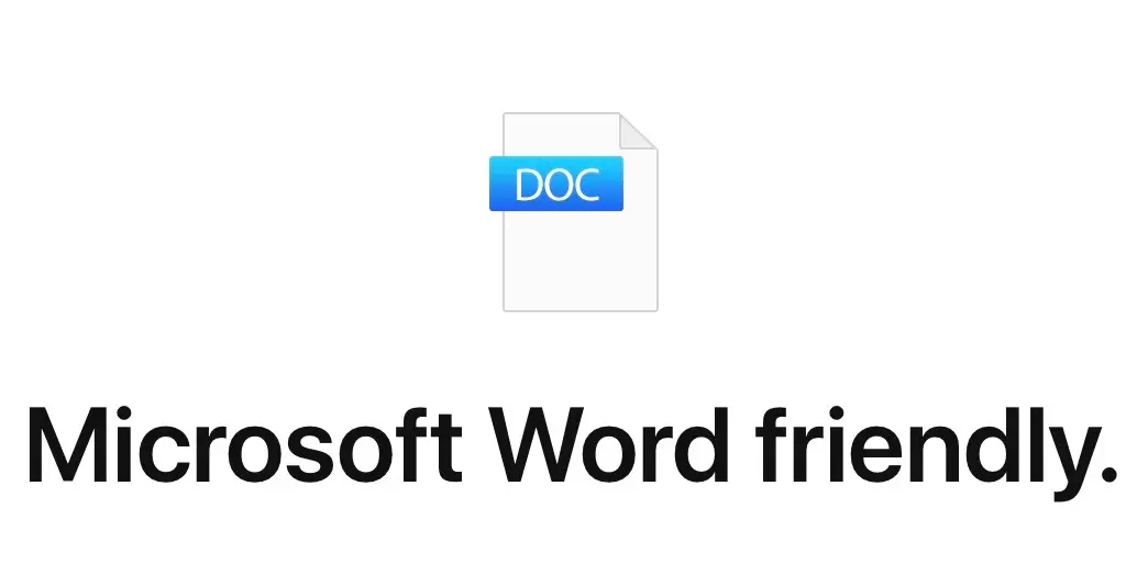 exportujte dokument Pages do formátu Microsoft Word