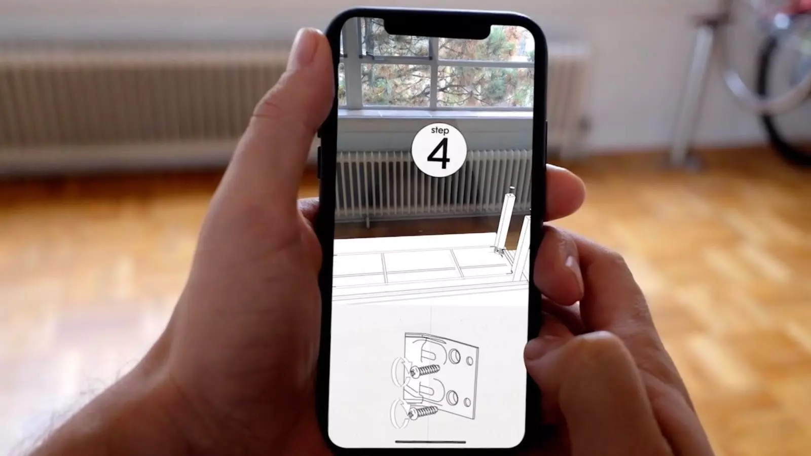 AR програм нь таны iPhone X-г хэрэгцээт IKEA тавилга хэрэглэх заавар болгон хувиргадаг [Видео] 1987_1