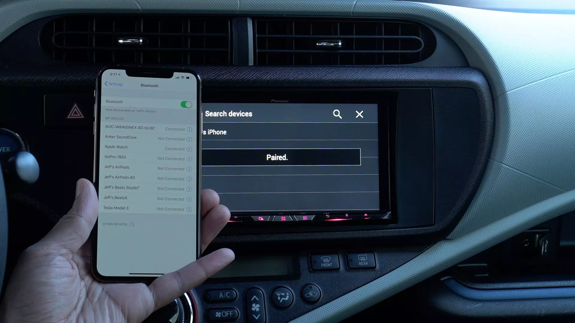 CarPlay sans fil Pioneer W8400NEX