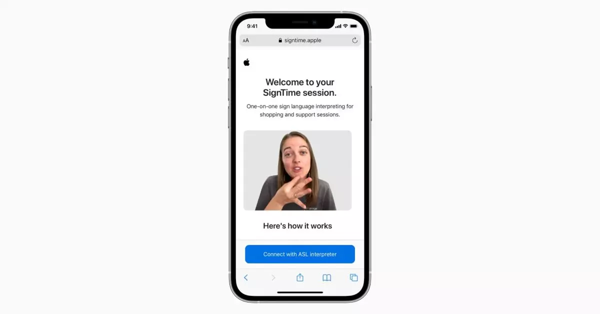 Apple SignTime үйлчилгээ нь Apple Store болон Apple Support-ийн үйлчлүүлэгчдийг орчуулагчтай холбох болно