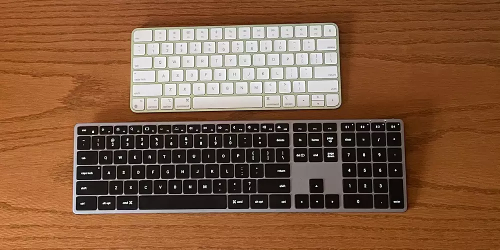 Satechi Slim X3 Backlit Bluetooth Keyboard fa'atusatusa ile Apple's Magic Keyboard