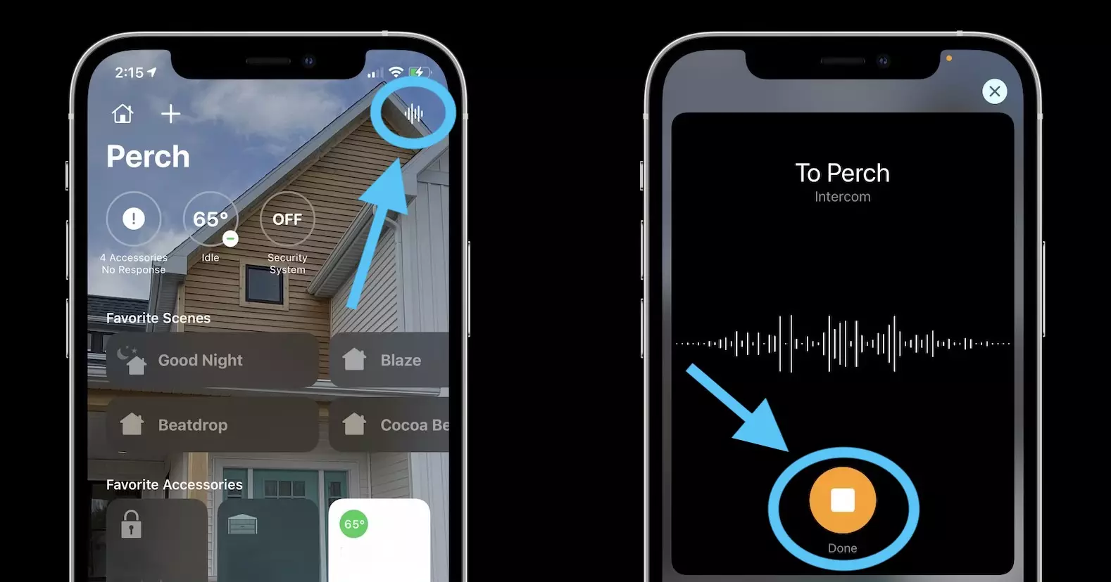 Kiel uzi la funkcion de HomePod Intercom-promenado 2