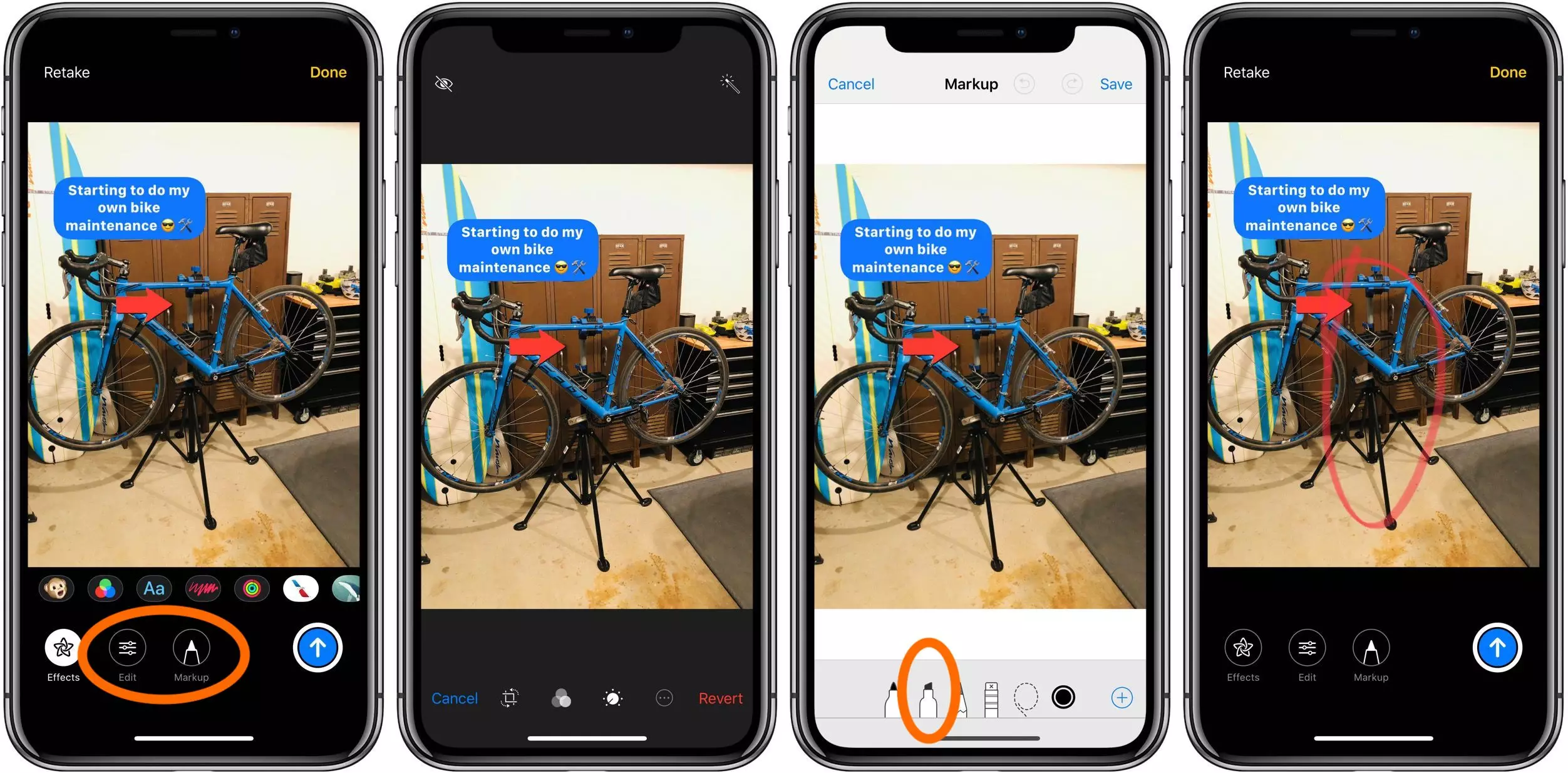 iOS 12: kuidas märgistada, lisada efekte ning redigeerida fotosid ja videoid rakenduses Messages iPhone'is 21303_7