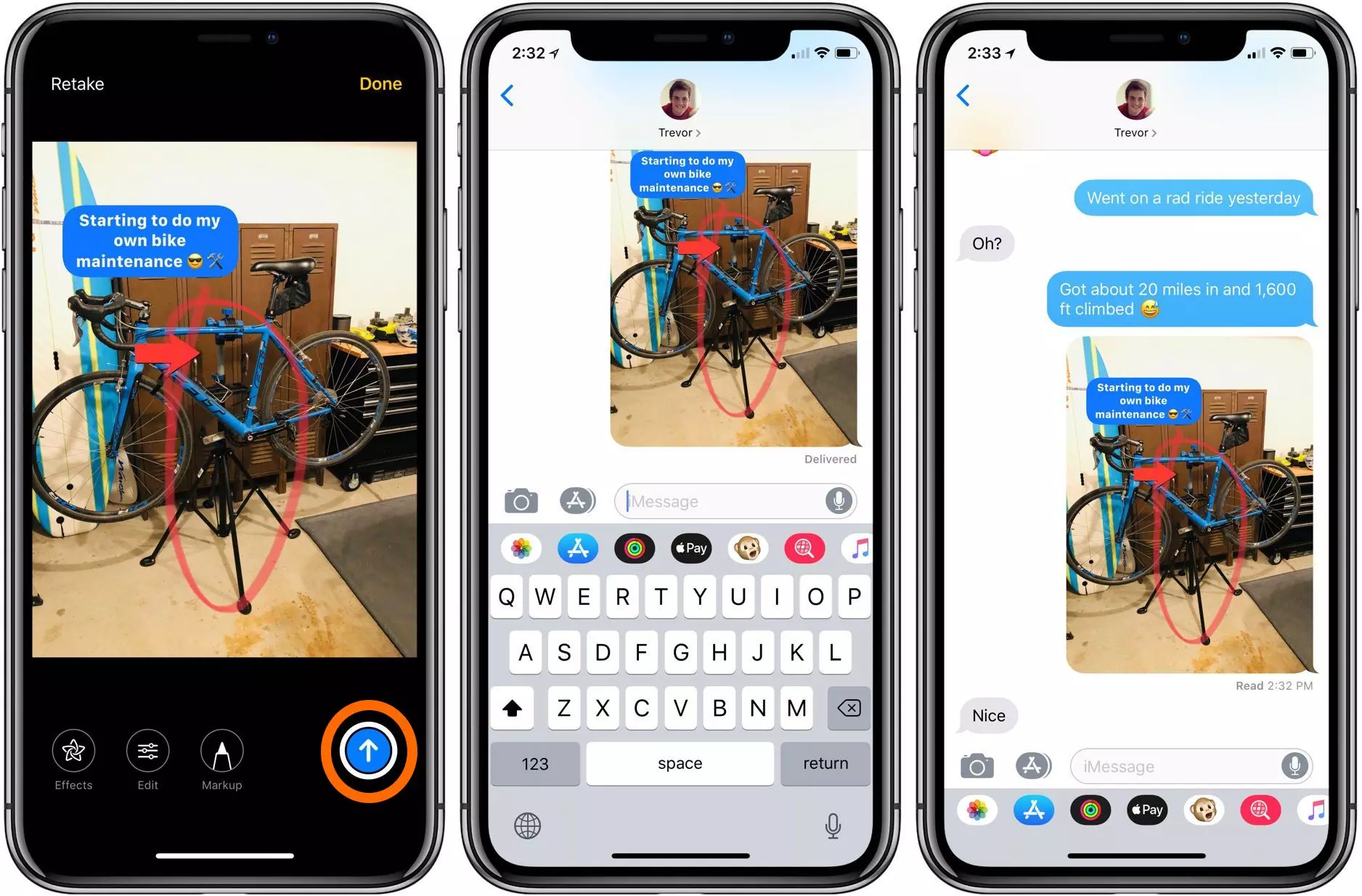 iOS 12: Kako označiti, dodati efekte i urediti fotografije i video zapise unutar Messages-a na iPhone-u 21303_8