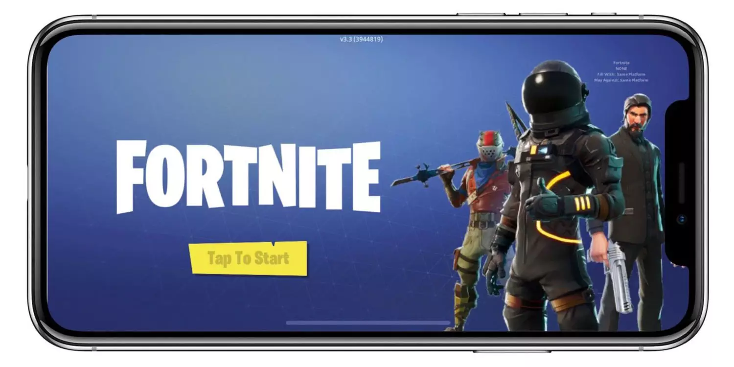 iPhone дээрх Fortnite