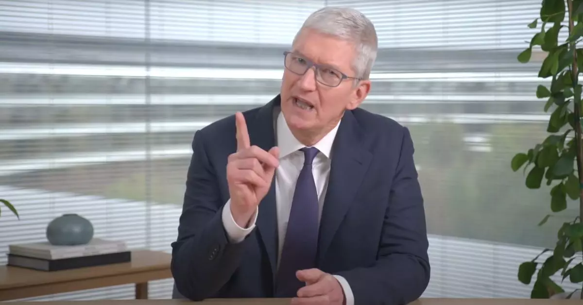 Temwayaj Tim Cook nan ka Epic ta ka fè-oswa-kraze