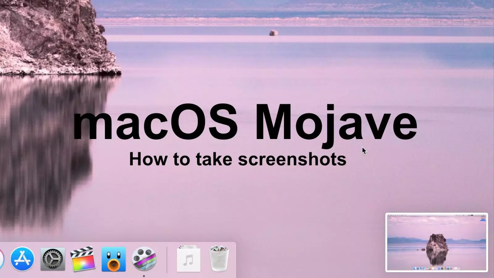 Yadda ake Master MacOS Mojave Screenshot [Video] 22621_1