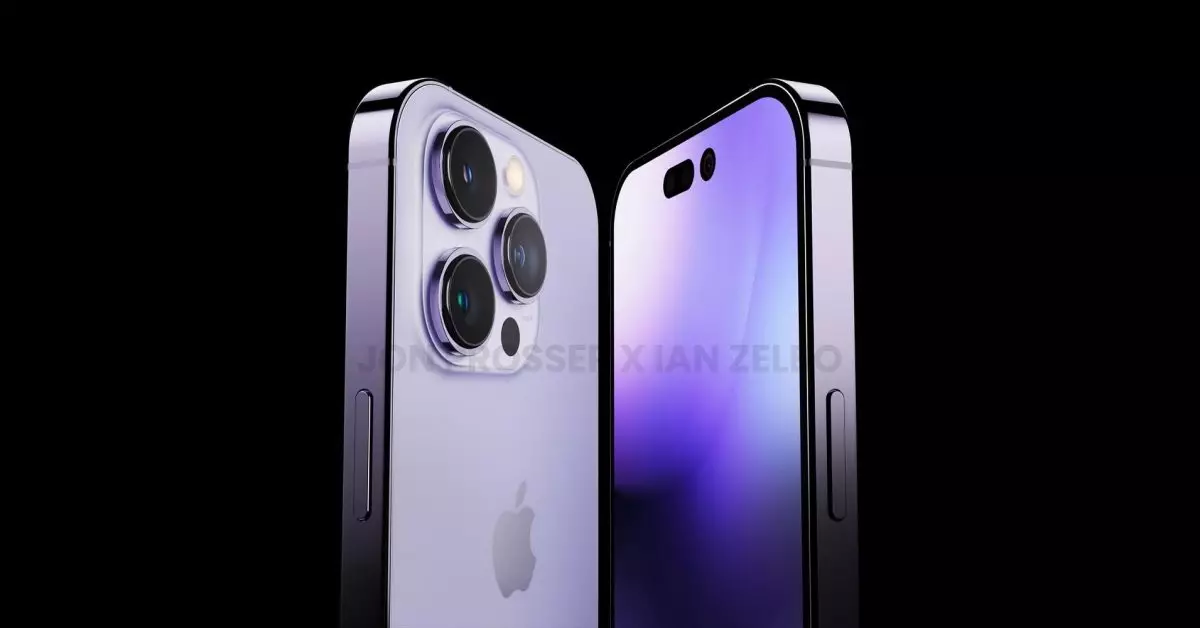 Veja como o suposto iPhone 14 Pro roxo provavelmente ficará