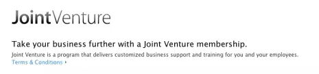 Vecā JointVenture logotipa versija ar gradientu