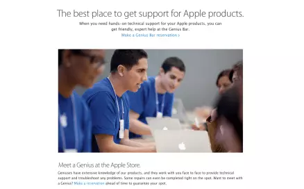 Genius Bar side - nyt design