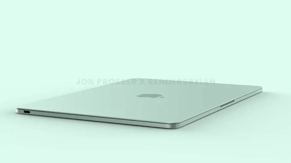 Ушак: Кийинки ген MacBook Air дизайны жалпак четтери, ак жээктери жана башкалар 2362_5