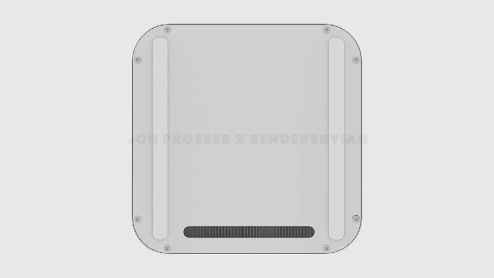 M1X Mac mini gëtt gemellt fir méi dënnem Chassis Redesign ze hunn, benotzt deeselwechte magnetesche Kraaftstecker wéi neien iMac 2367_3