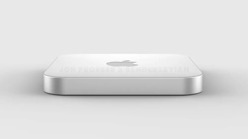 M1X Mac mini yo rapòte ke yo prezante redesign chasi pi mens, sèvi ak menm konektè pouvwa mayetik ak nouvo iMac. 2367_4