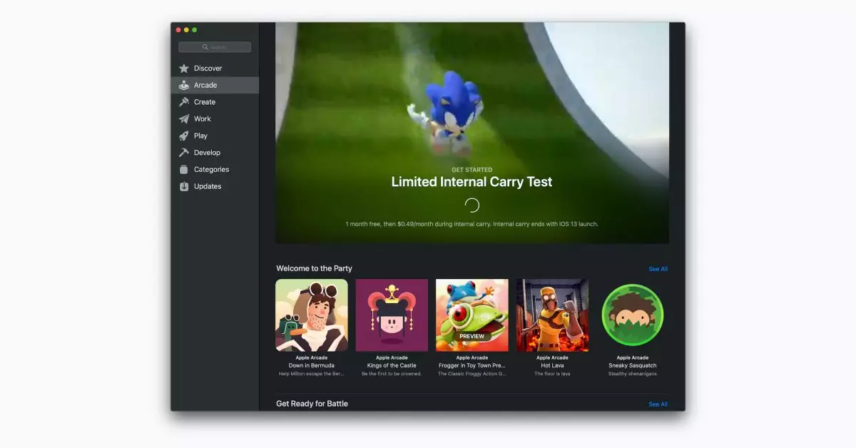Apple ekzekuton programin e aksesit të hershëm për Apple Arcade