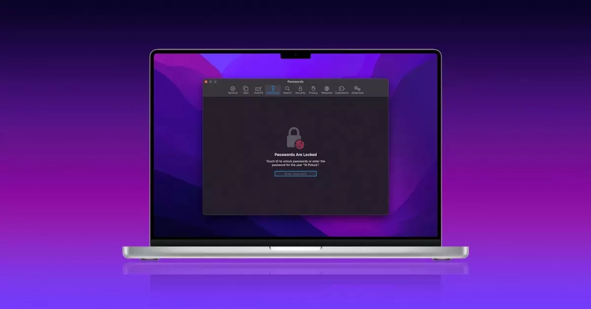 Kif tuża l-maniġer tal-password Safari fuq macOS Monterey