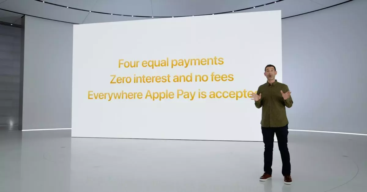 I-Apple Pay Later ikuvumela ukuthi ukhokhe kancane kancane, ngokuqondile ngohlelo lokusebenza lwe-Wallet