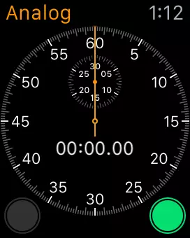 Apple Watch Analog Stopwatch