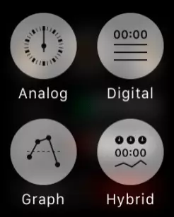 Apple Watch Stopwatch Displays