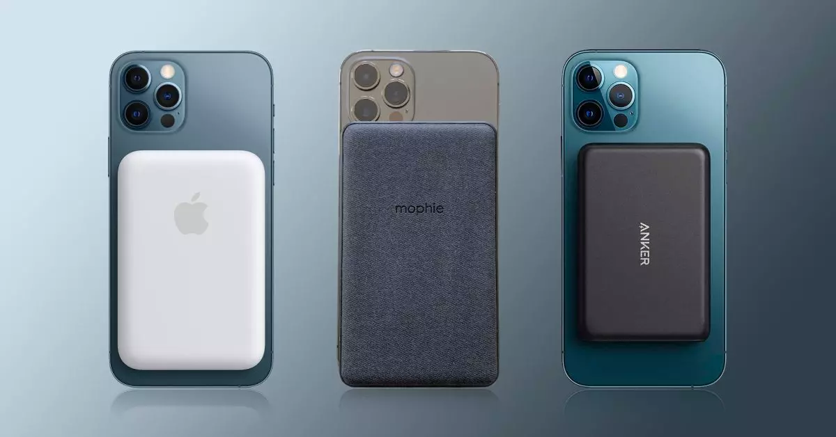 Batrị Apple MagSafe vs Mophie na Anker iPhone 12 nhọrọ