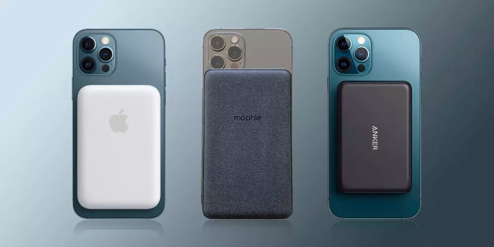 Pachetul de baterii Apple MagSafe vs Mophie și Anker