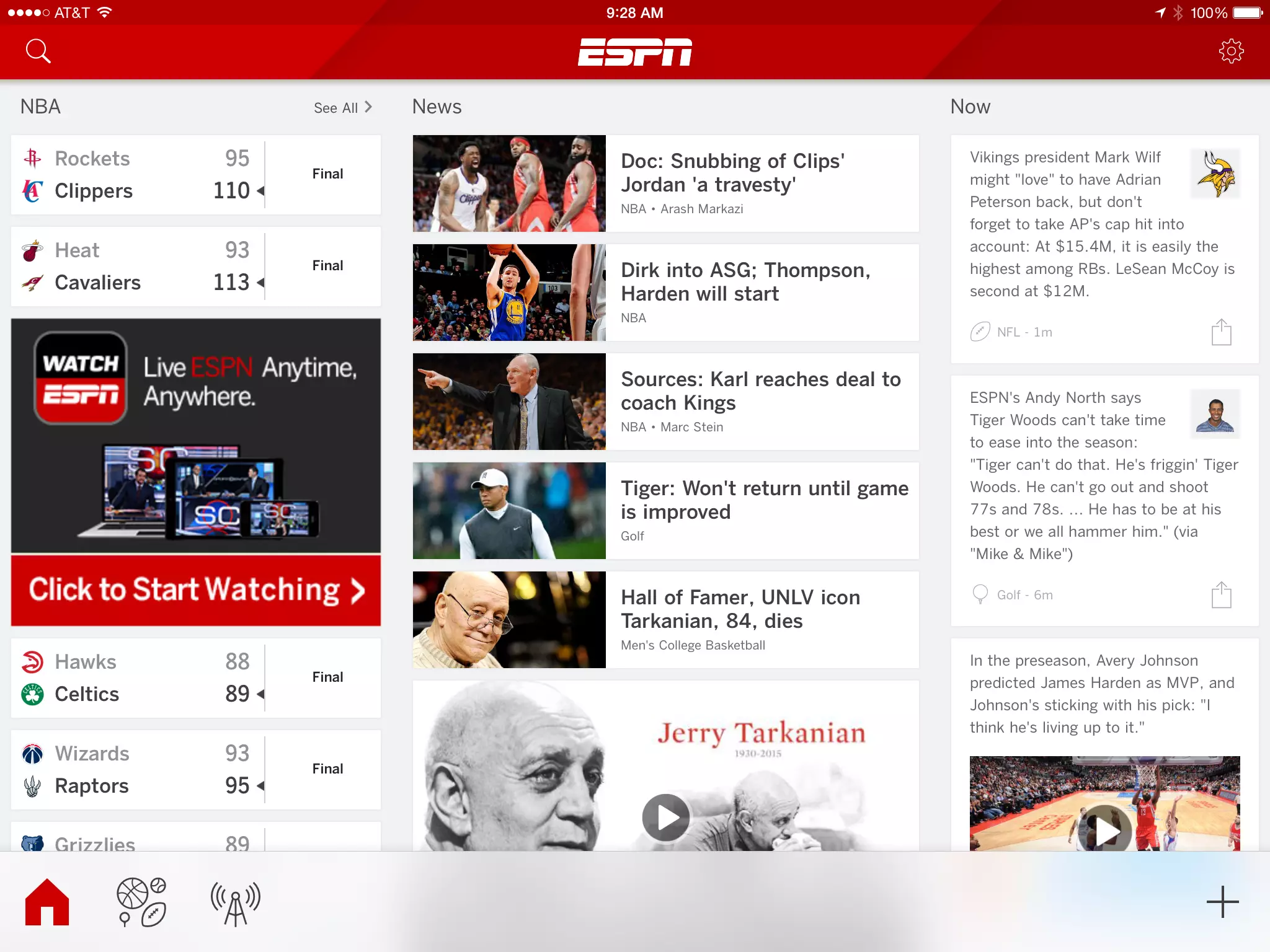 ESPN iPad 1