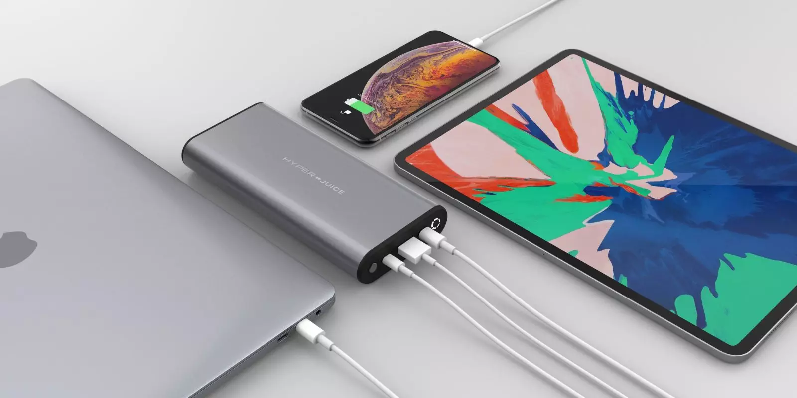 USB-C-Hub mit Hyperbatterie