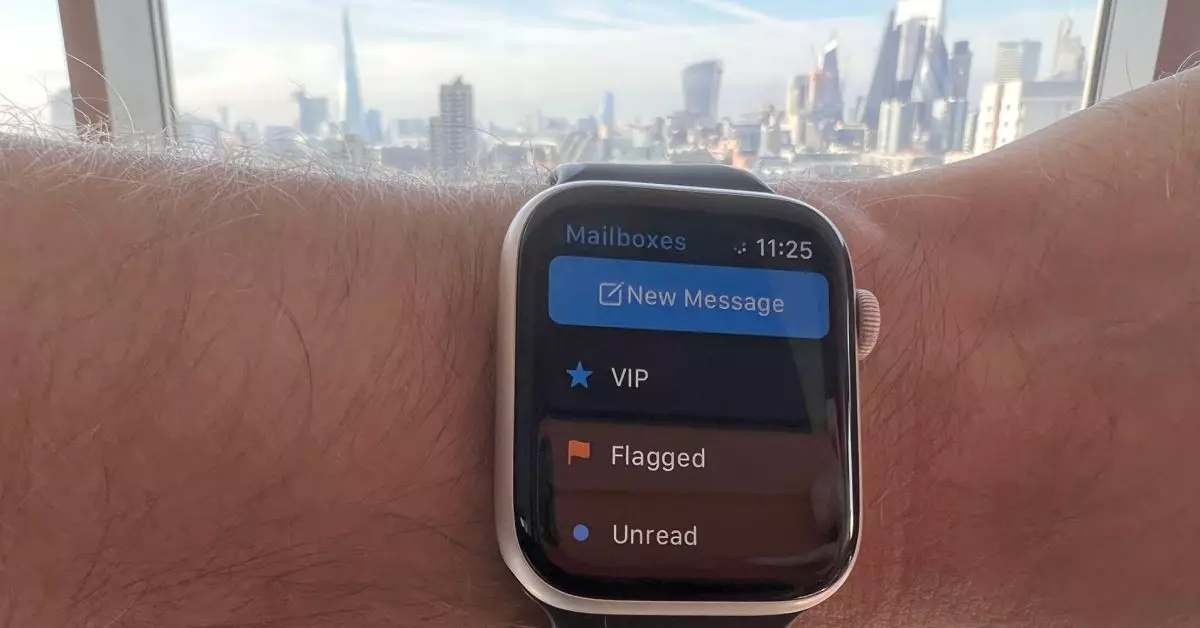 O aplicativo Apple Watch Mail não usa o próprio recurso de privacidade da Apple