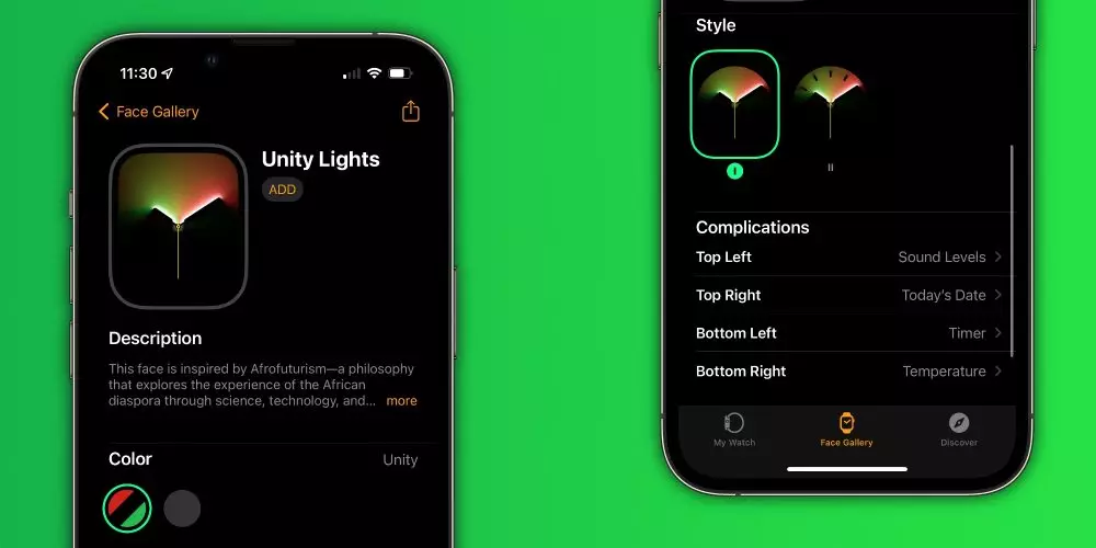 Ara kif iżżid u tippersonalizza l-wiċċ il-ġdid tal-Apple Watch 'Unity Lights' 26172_2