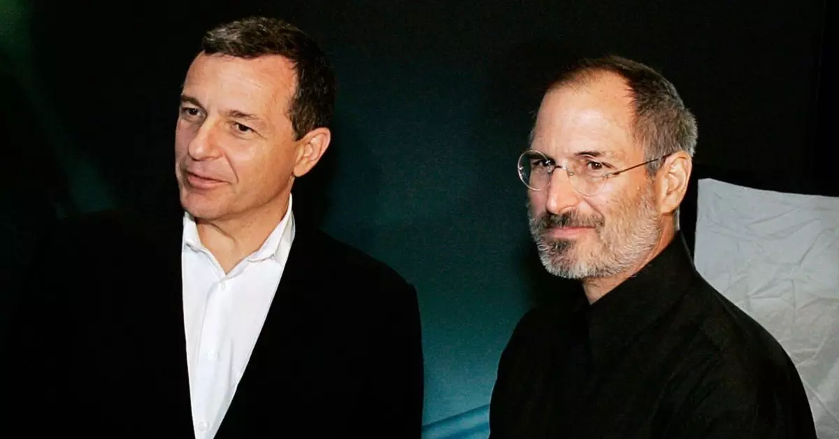 Bob Iger suxire unha vez máis que Apple e Disney poderían fusionarse baixo Steve Jobs