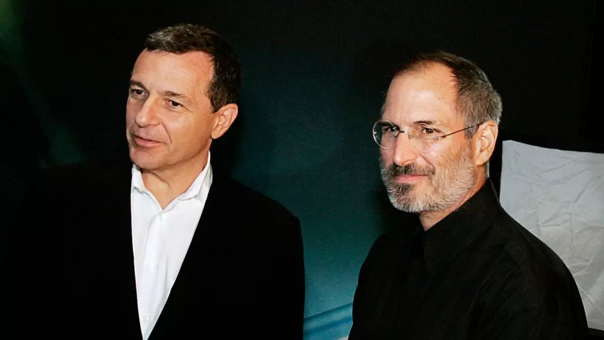 Tugann Bob Iger le fios arís go bhféadfadh Apple agus Disney a bheith cumaiscthe faoi Steve Jobs 2681_1