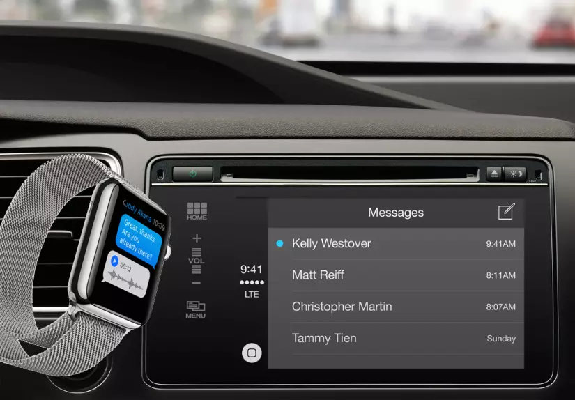 “Apple Watch CarPlay”