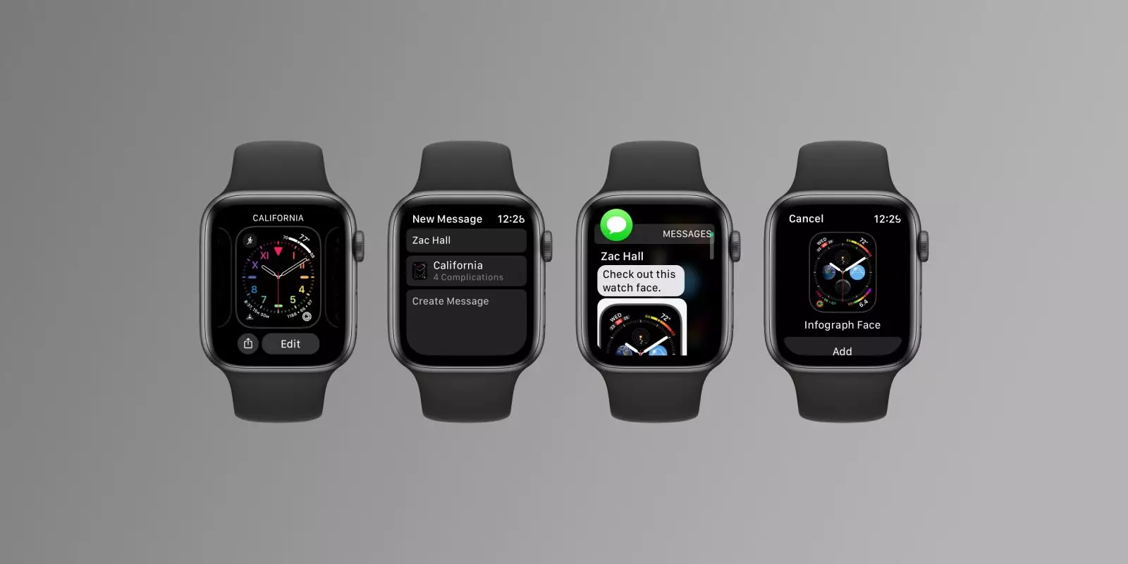 watchOS 7: აი, როგორ მუშაობს Apple Watch სახეების გაზიარება 270_1