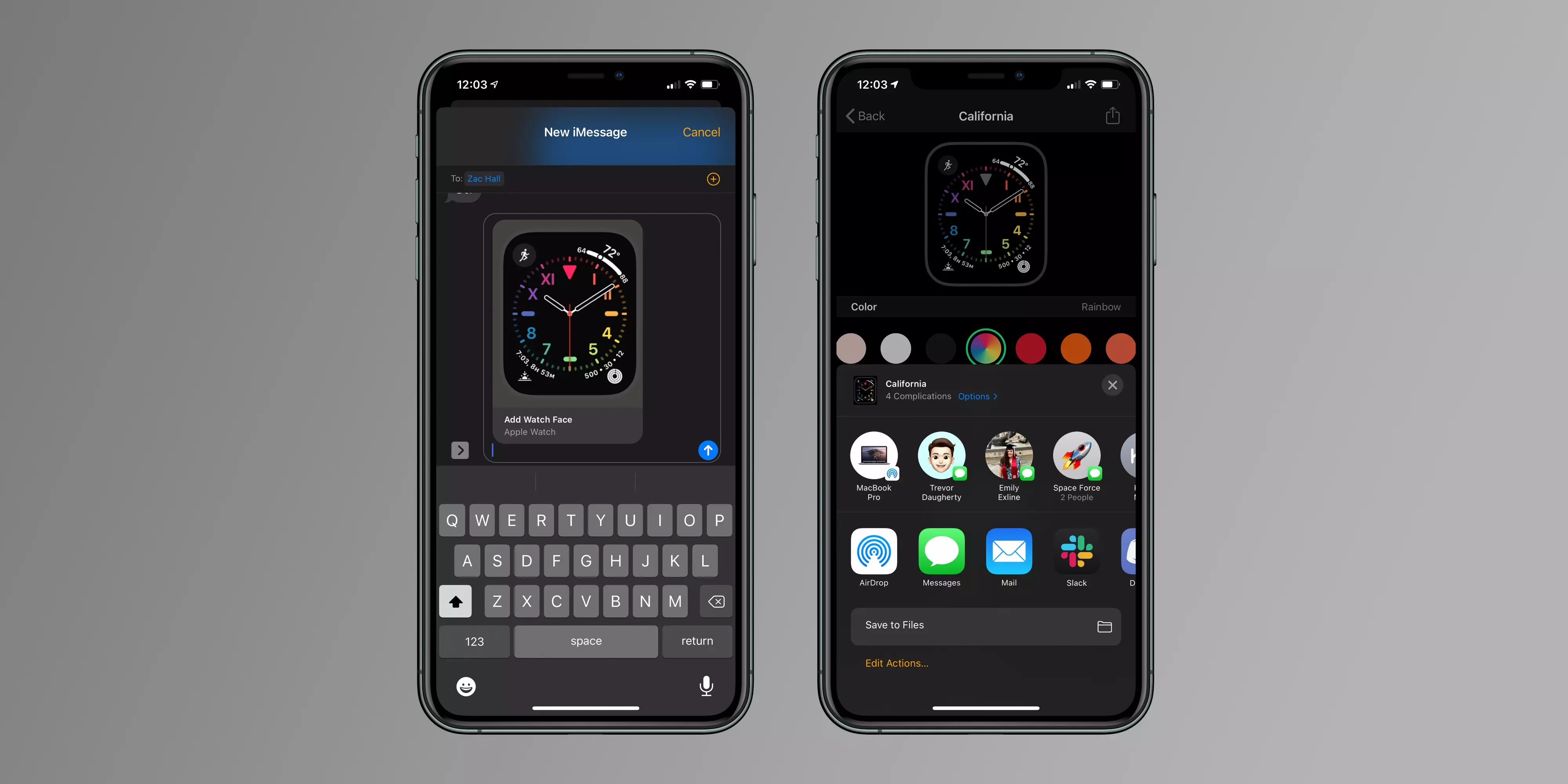 watchOS 7: Li vir parvekirina rûyên Apple Watch çawa dixebite 270_2