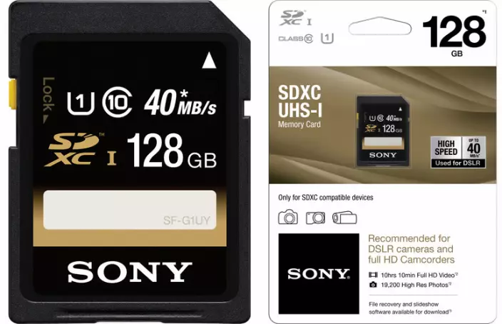 Sony-128gb-kartë memorie