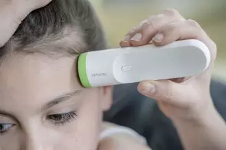 Withings Thermo Kinderstirn Nahaufnahme