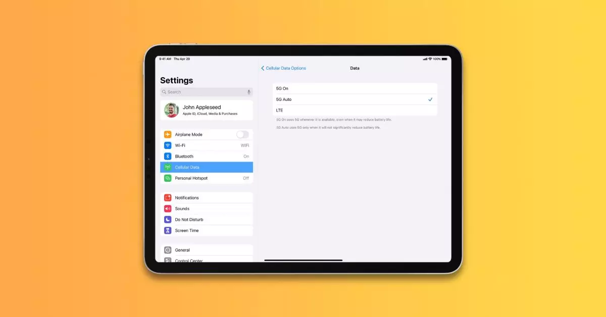 M1 iPad Pro, iPadOS yazılım güncellemelerini 5G üzerinden indirebilir