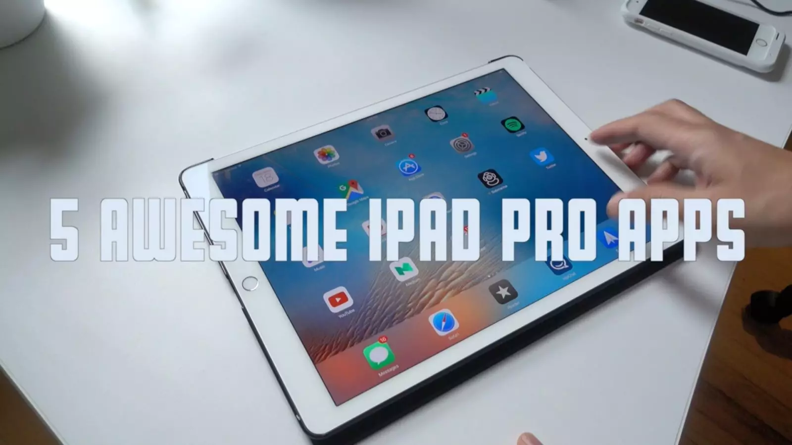 Lisebelisoa tse hlano tse ntle tsa iPad Pro, ha ho hlokahale Pentšele ea Apple [Video] 28061_1