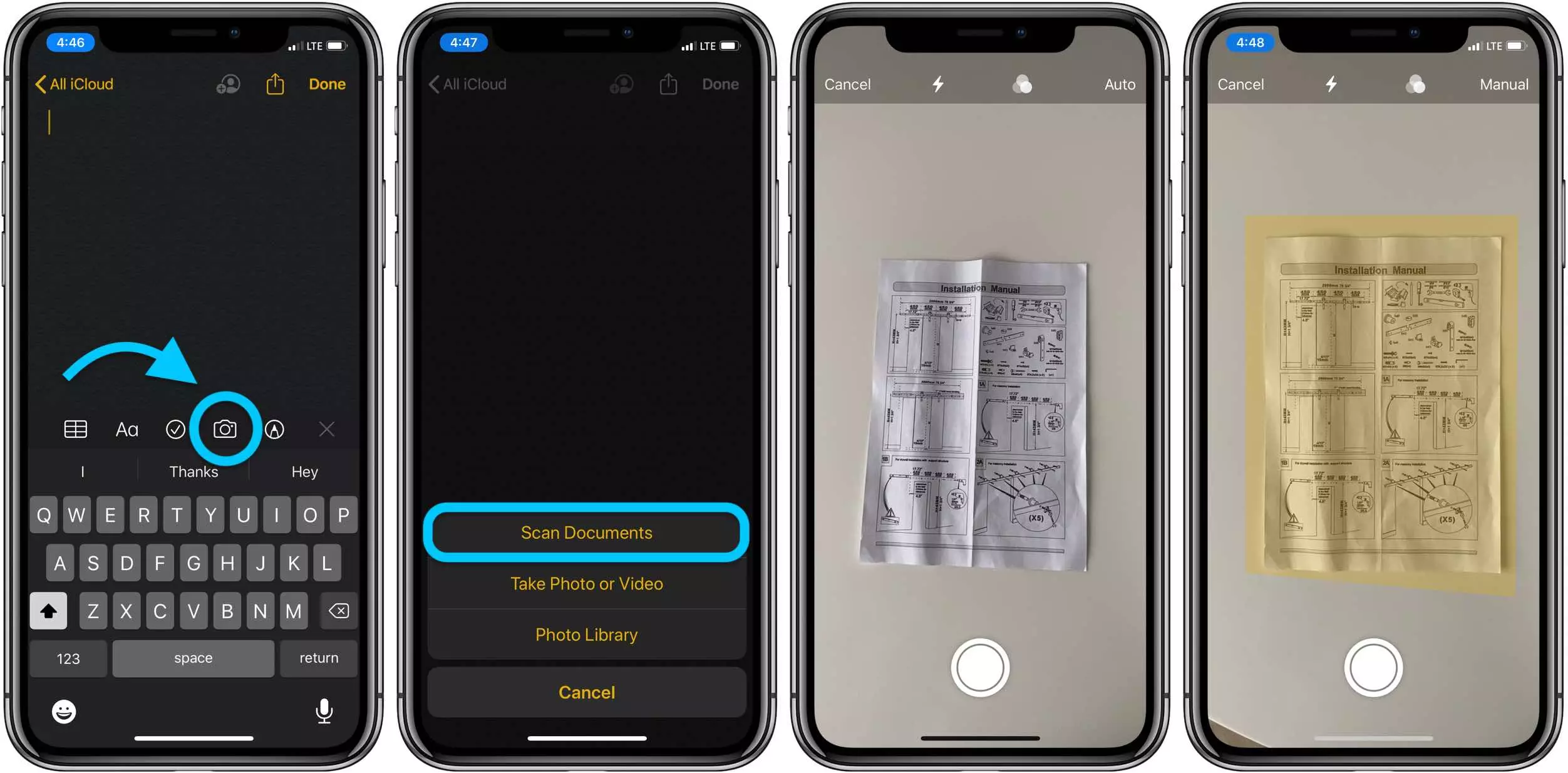 Come eseguire la scansione con iPhone iOS note procedura dettagliata dell'app 1