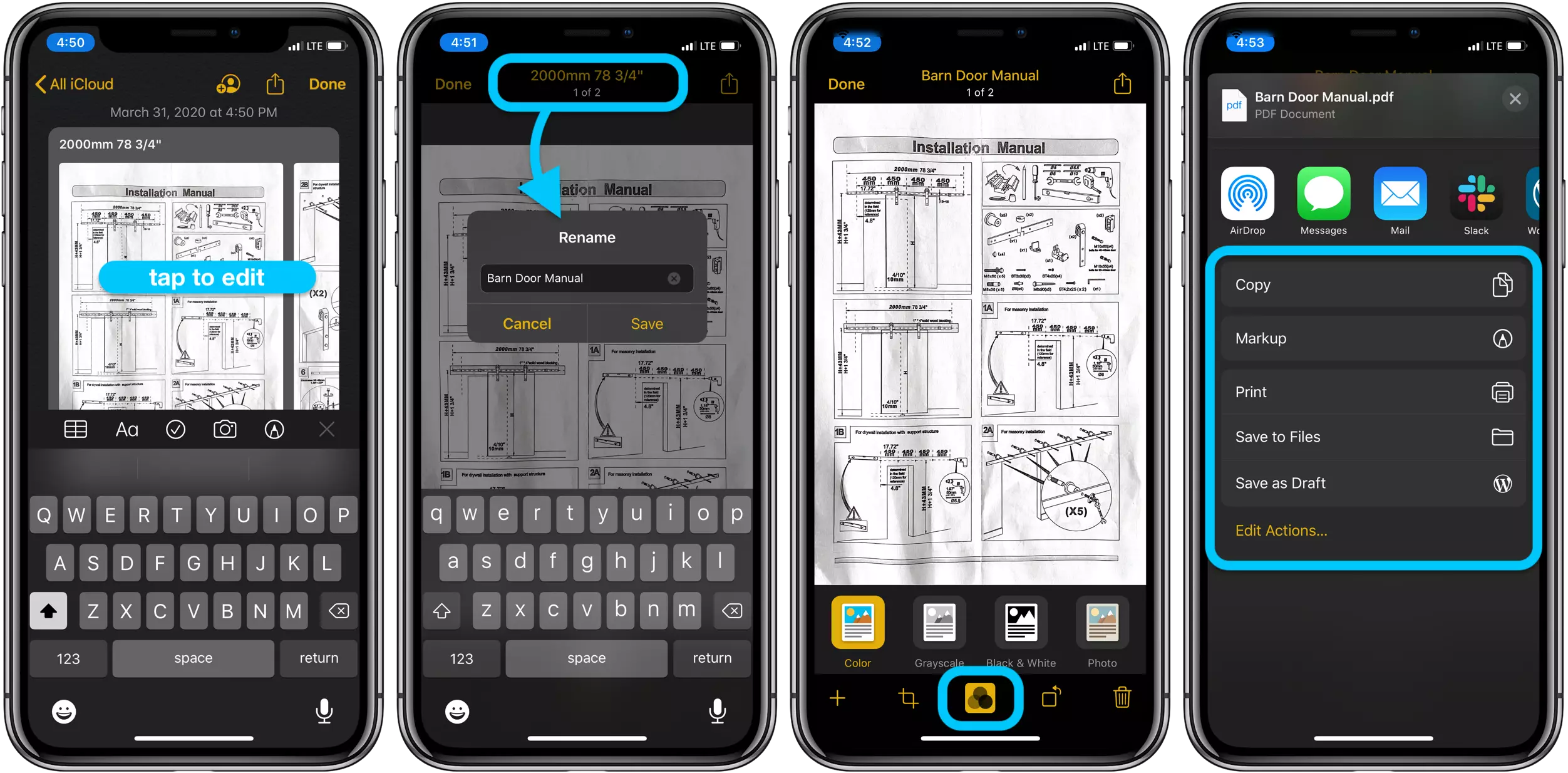 iOS: नोट्स अॅपसह दस्तऐवज कसे स्कॅन करायचे 28106_4