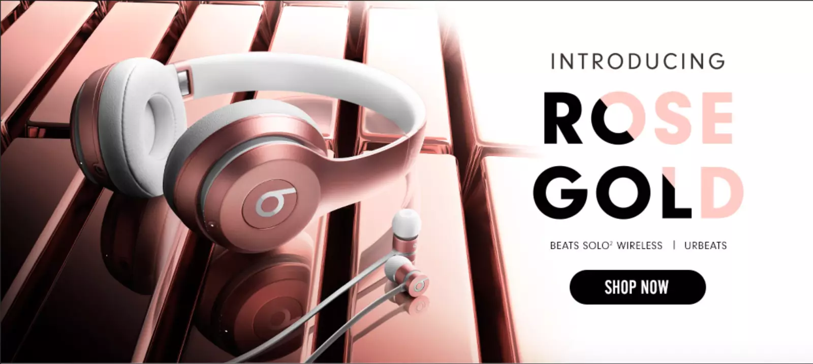 Az Apple felfrissíti a Beats Solo 2 Wireless + urBeats készüléket rózsaszín arany színekkel, hogy illeszkedjen az iPhone-okhoz és Apple Watchokhoz 28326_1