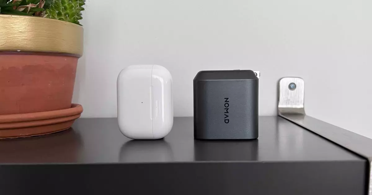 65W tvítengi hleðslutæki Nomad er með AirPods hulstur