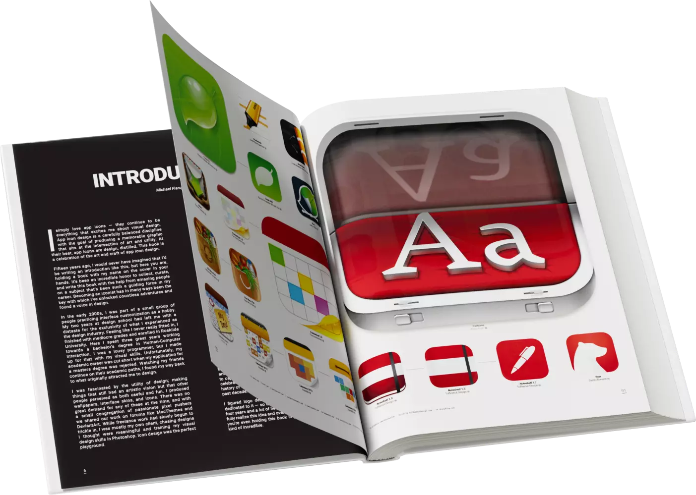 'The iOS App Icon Book' ໂດຍຜູ້ອອກແບບ Michael Flaup ເປີດຕົວໃນ Kickstarter 2880_1