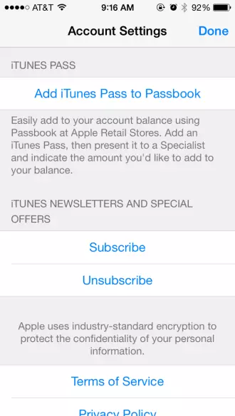 Pass iTunes