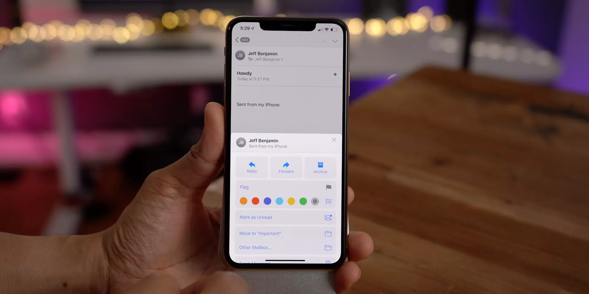 iOS 13-ը փոխում է Mail հավելվածը