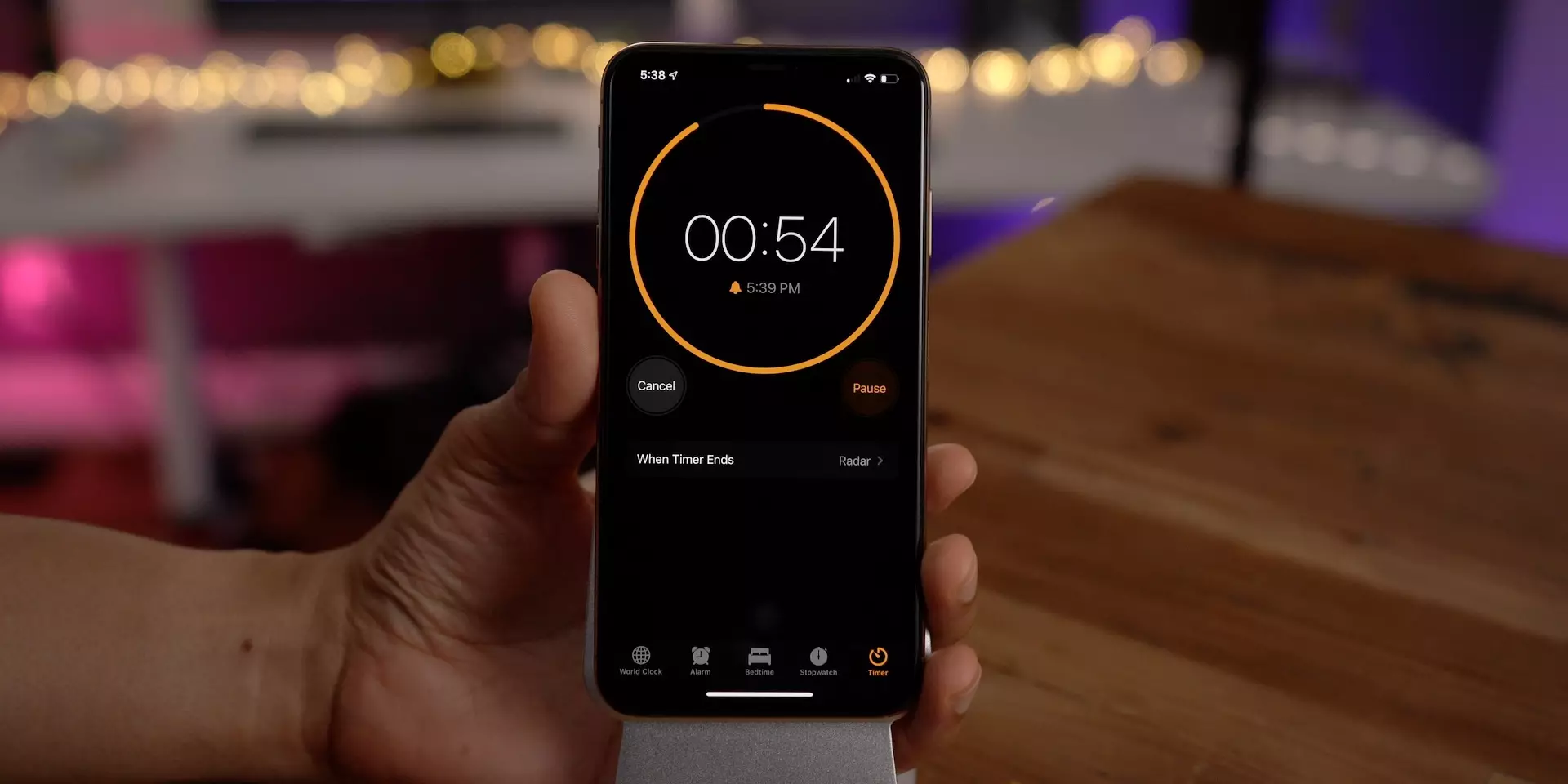 iOS 13 cambia la aplicación Reloj