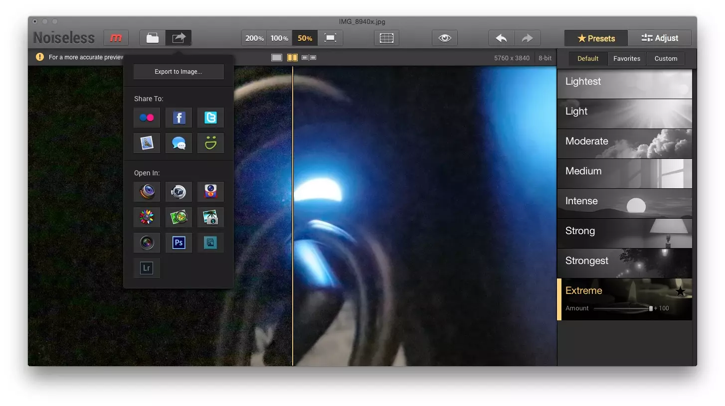 レビュー：MacphunのNoiselessは、粒子の粗い写真を保存する手頃な価格の写真ノイズキラーです 30013_1