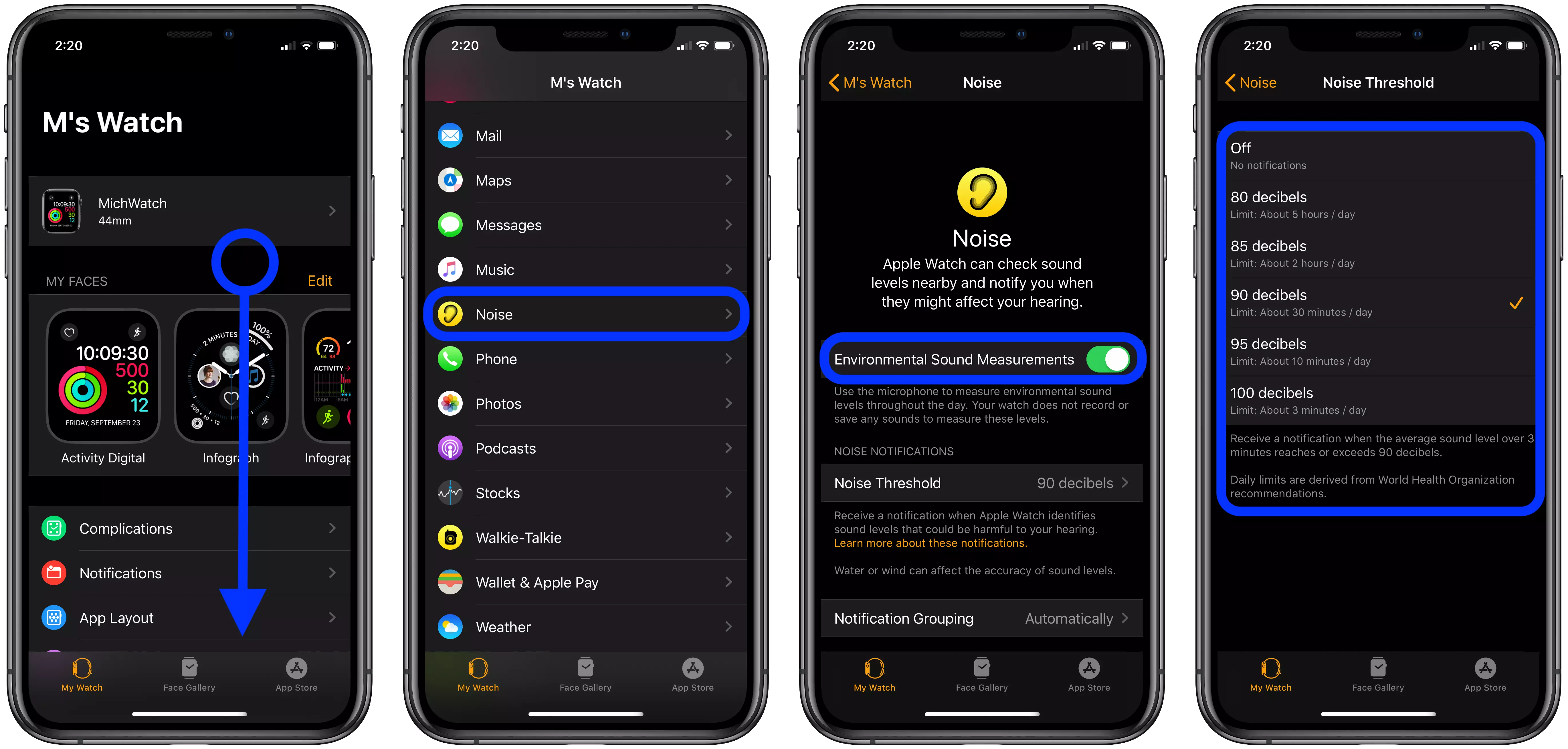 unsaon pag-customize o pag-disable sa mga alert sa kasaba sa Apple Watch