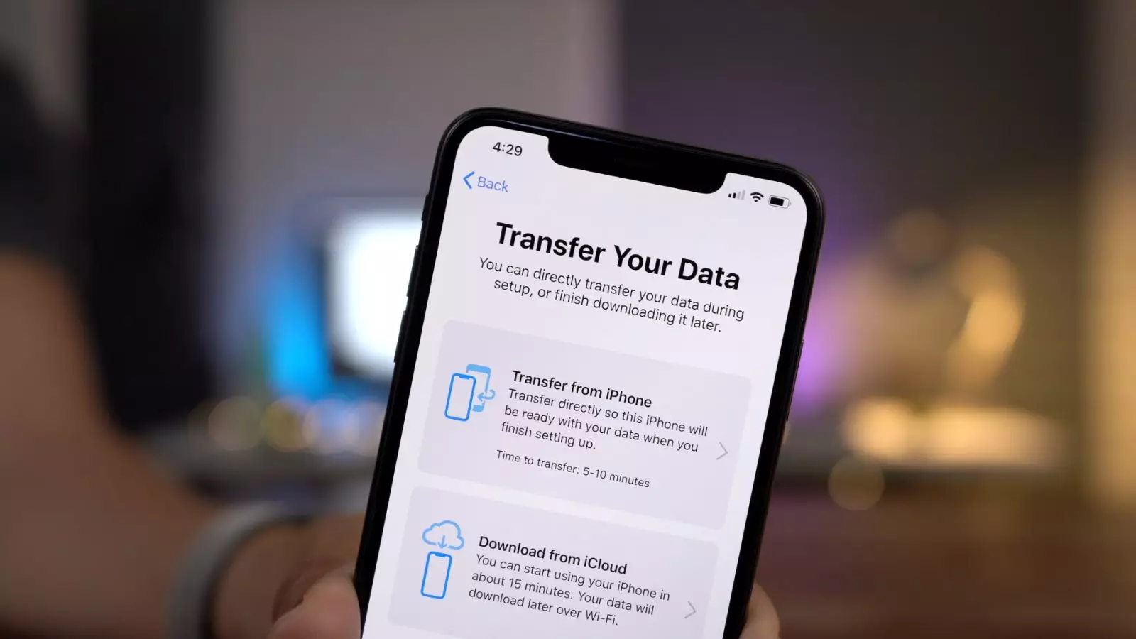 Giunsa paggamit ang iPhone migration tool sa iOS 12.4 30635_1