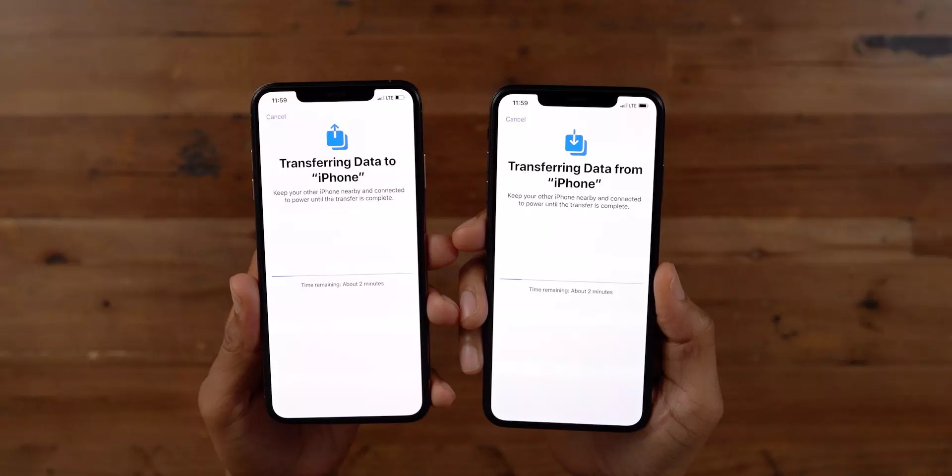 Trasferimento di dati da iPhone