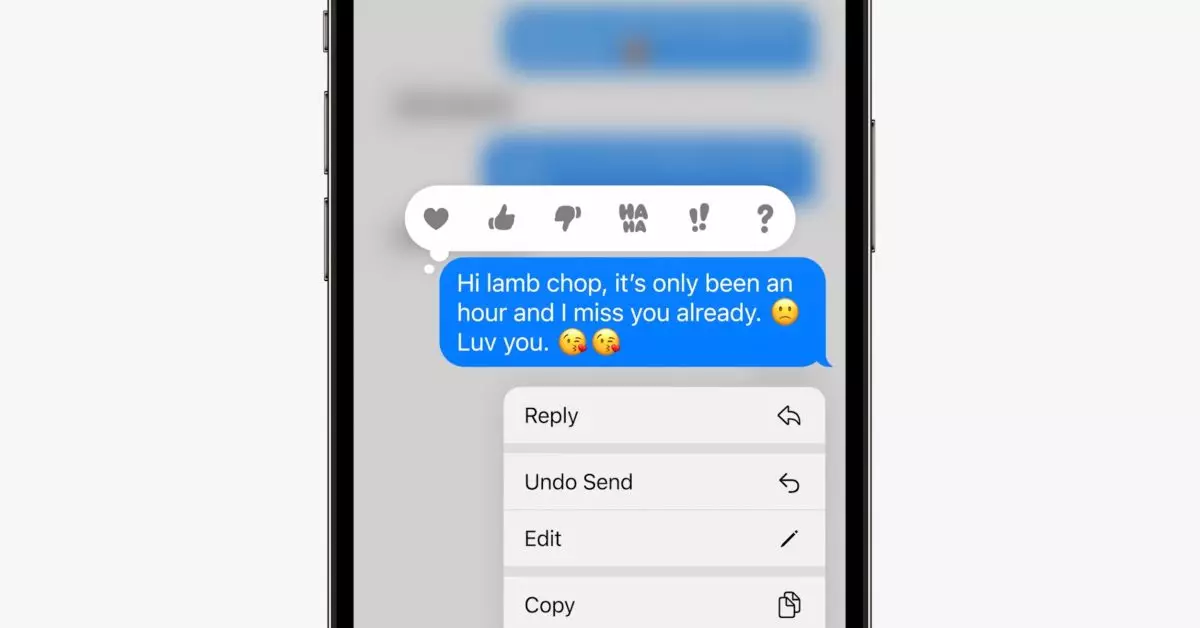 Odeslané zprávy iMessage můžete vrátit zpět a upravit je pomocí iOS 16